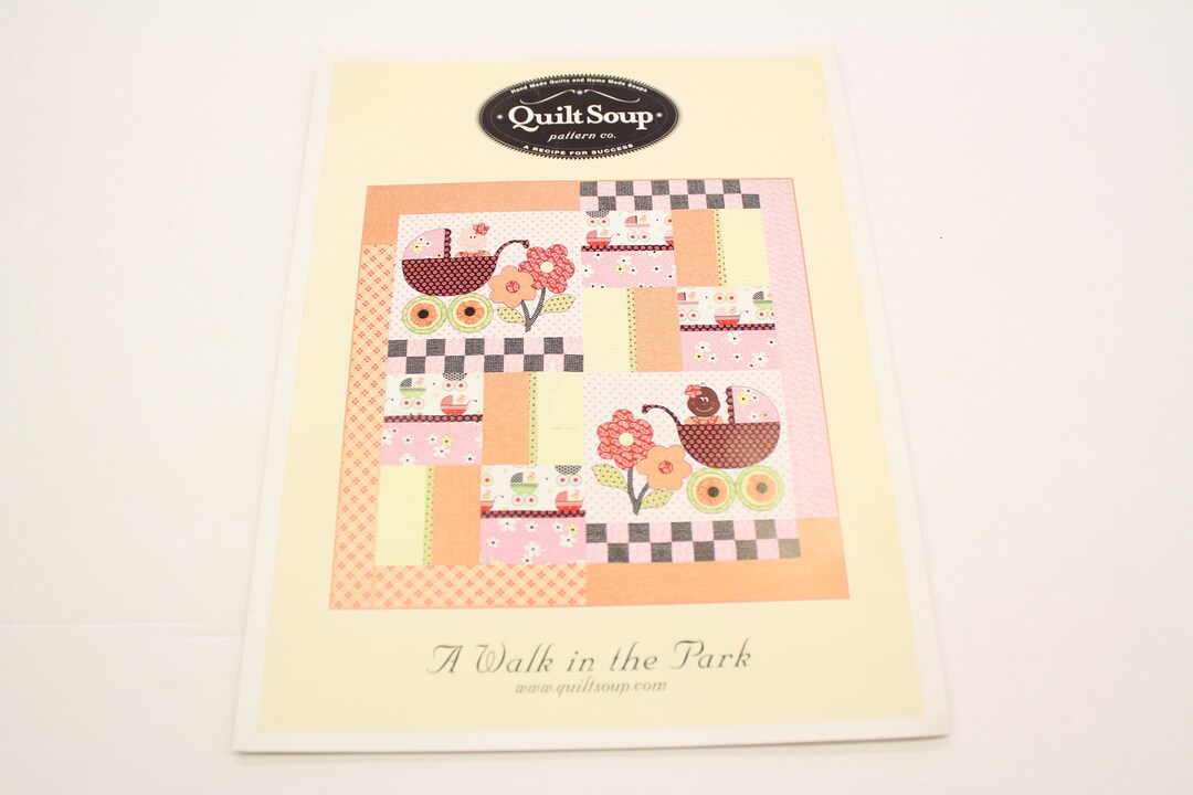 A Walk in the Park Quilt Pattern, Applique Quilt Pattern, Designed by ...