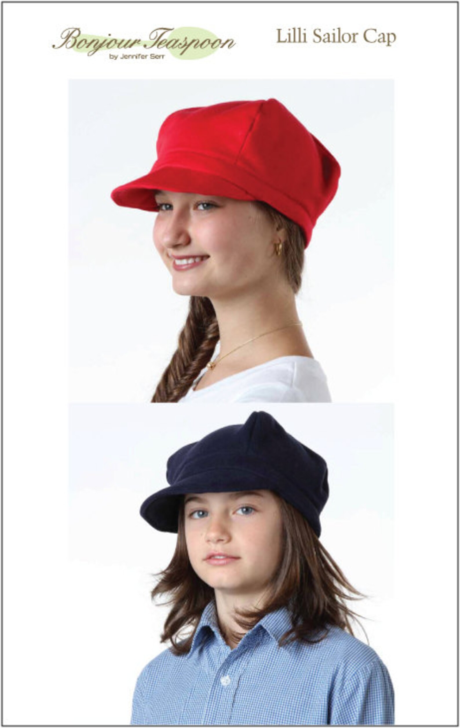 Kids Tween Adult Knit Sailor Conductor Hipster Hat Printed Sewing ...
