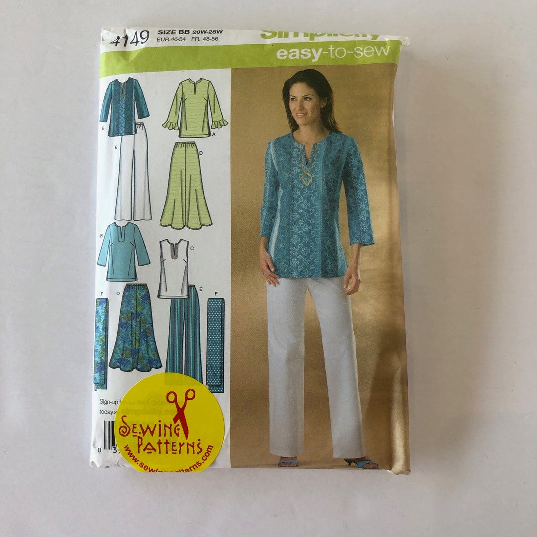 Chic Separates Sewing Pattern, Simplicity 4149, Easy Chic, Work ...