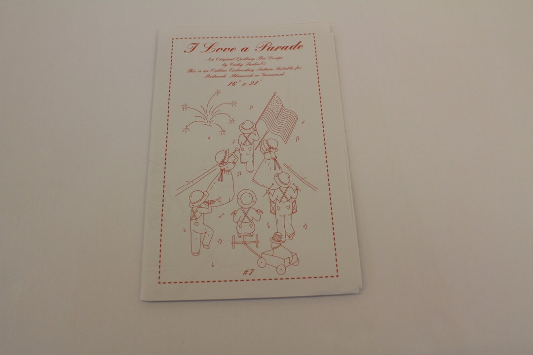 I Love a Parade by Quilting Bee Design Outline Embroidery Pattern ...