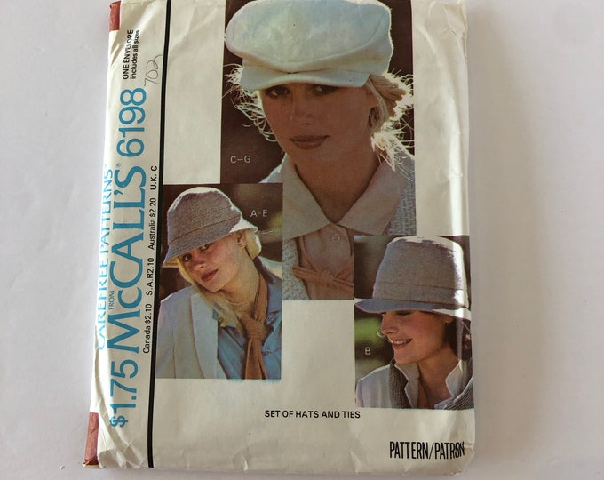 DIY Hat Sewing Pattern, Kwik Sew K4277, Bucket Hat, Baseball Cap, Adult ...