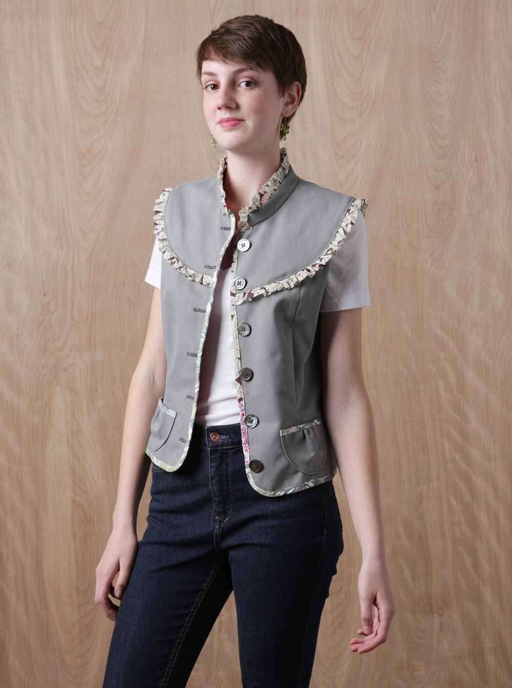Teen Vest Sewing Pattern Women's Vest Sewing Pattern | Etsy