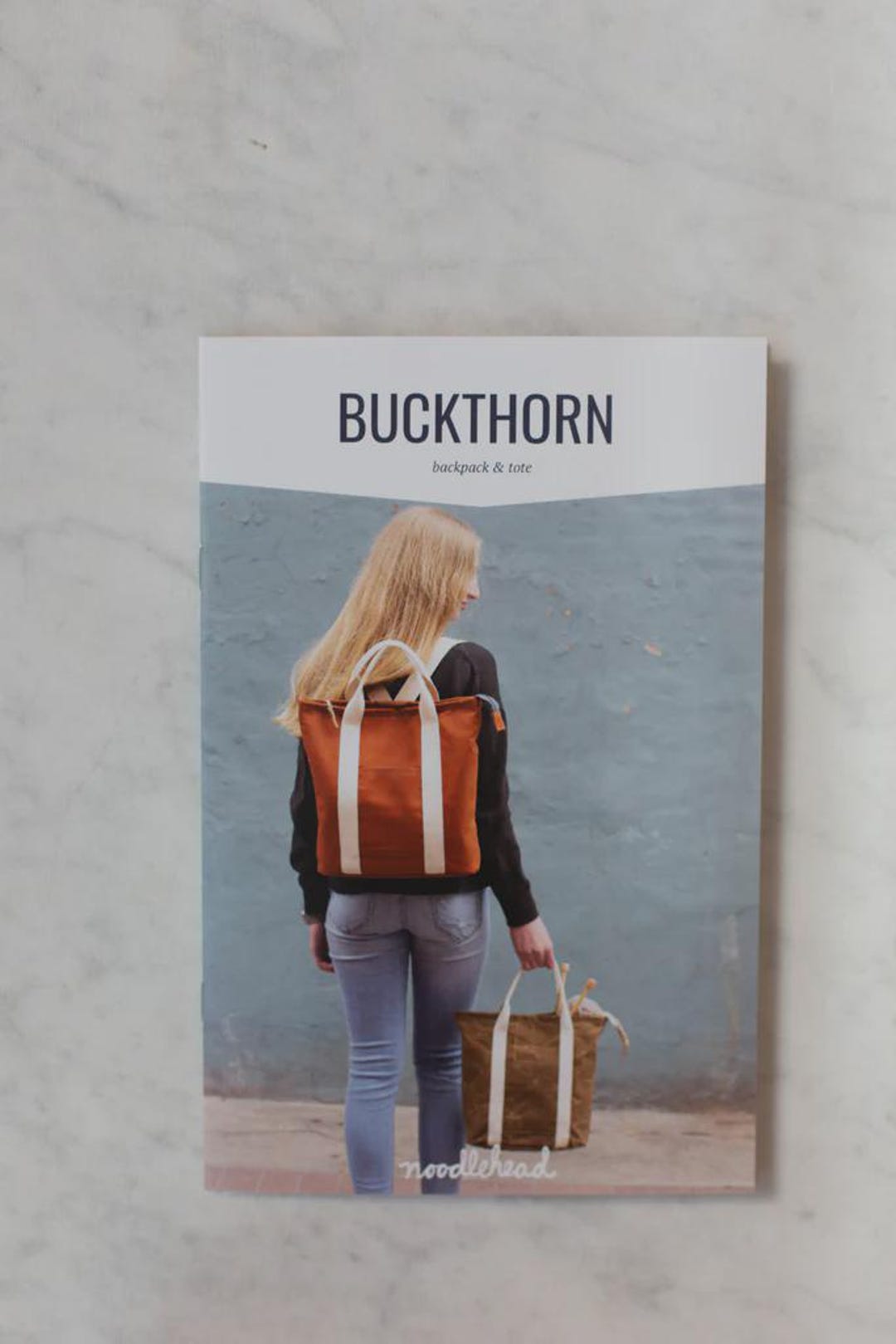Noodlehead Buckhorn Backpack Pattern, Travel, Craft, Knitting Tote Bag ...