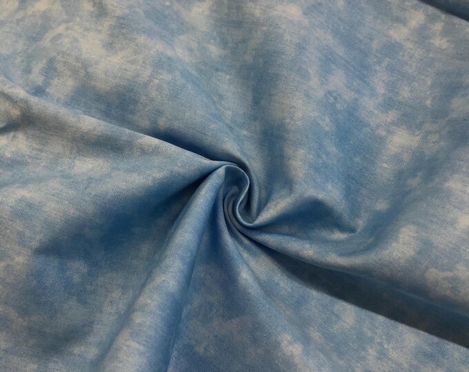 Sky Blue "marbles" by Moda Fabric, Marble Print Cotton Quilting De ...