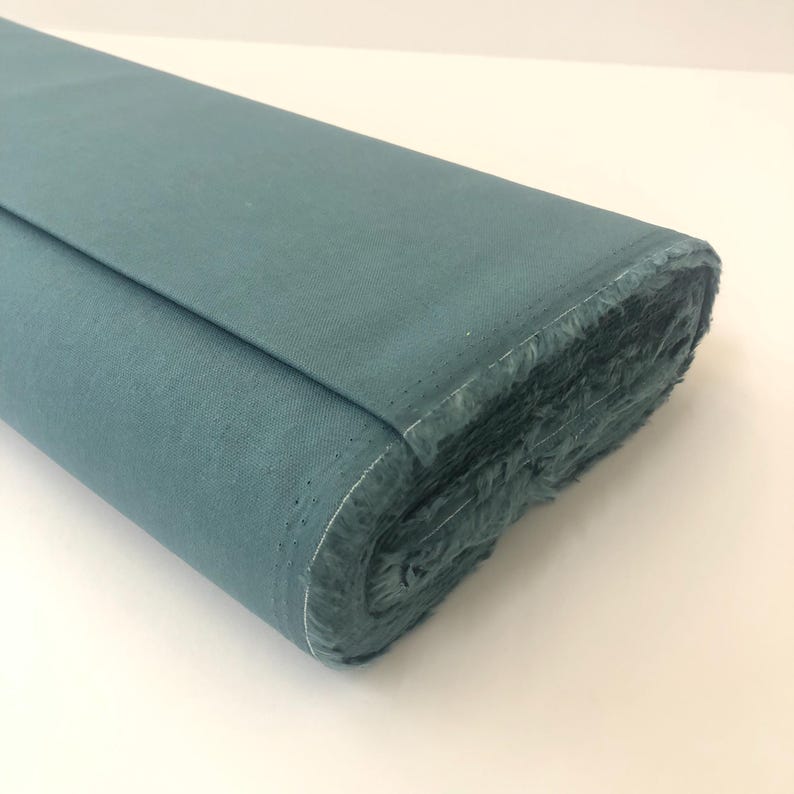 Eucalyptus Blue Cotton Fabric, Japanese Plain Weave, 44" Wide BTY - Etsy