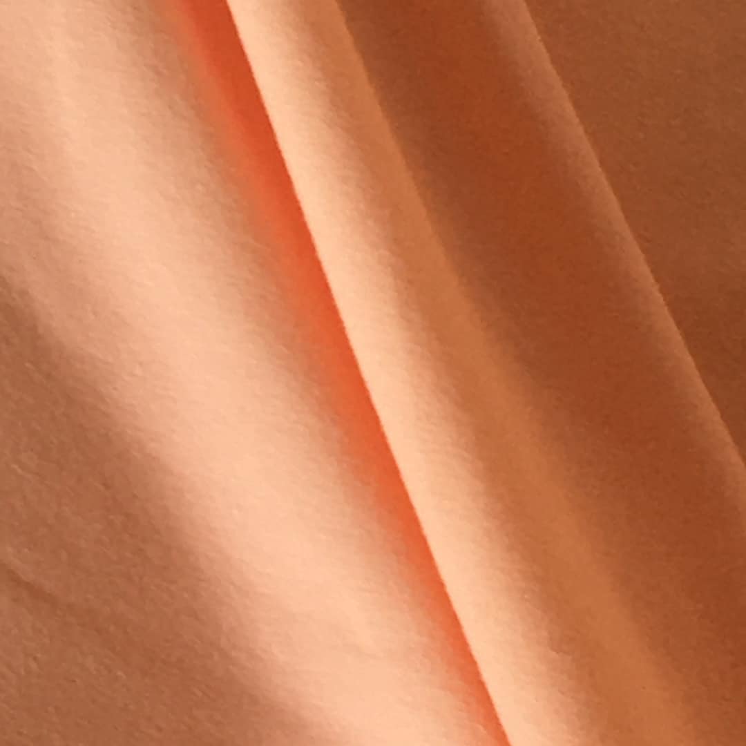 Peach Cotton Spandex Jersey Fabric, Peach Cotton Lycra Fabric, Peachy ...