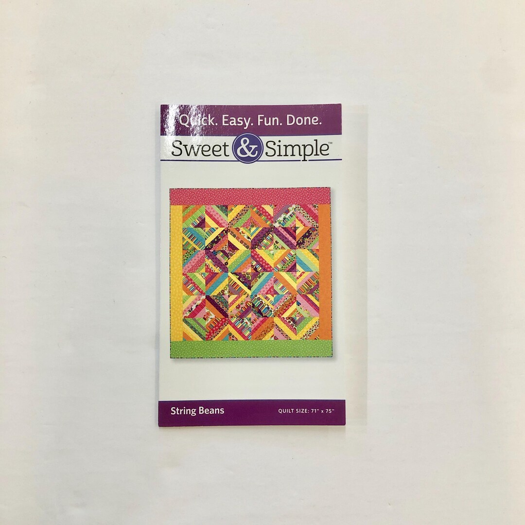 Pair of Sweet & Simple Quilt Patterns, Salmonberry and String Beans - Etsy
