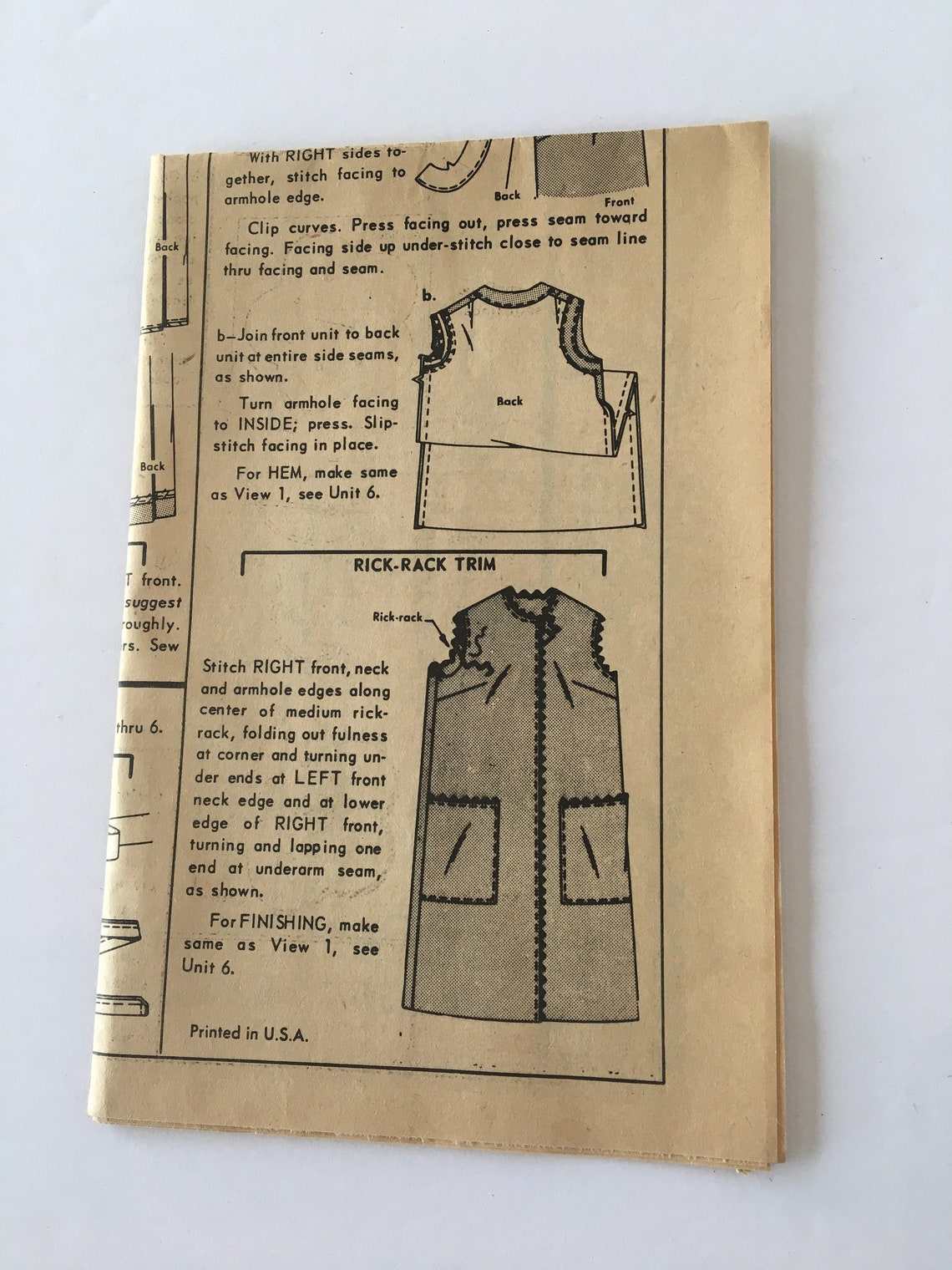 Vintage Simplicity Pattern Simplicity 5251 Duster Pattern - Etsy