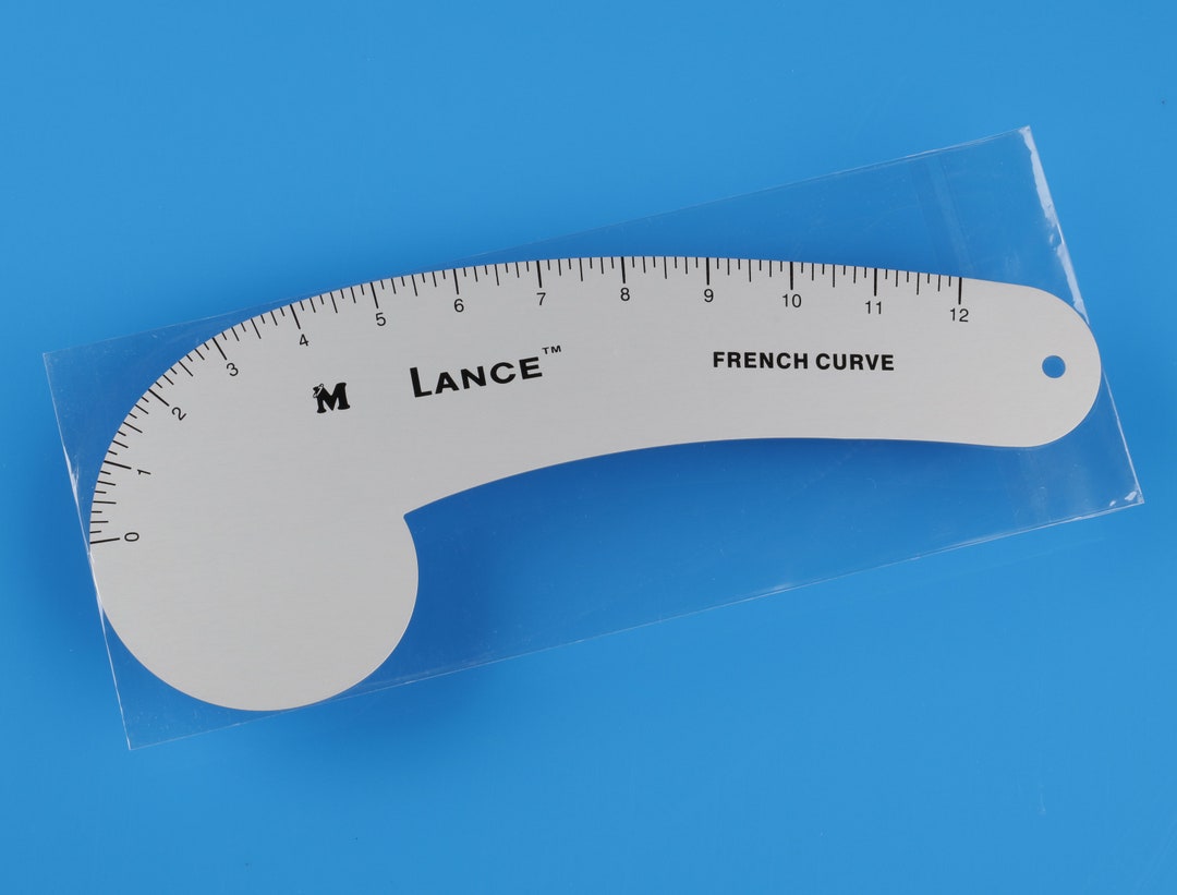 French Curve, 12" French Curve, Lance Aluminum French Curve, Imperial ...