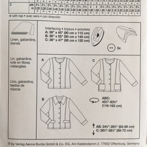 Burda Separates Sewing Pattern 8239, Burda Patterns, Business Attire ...