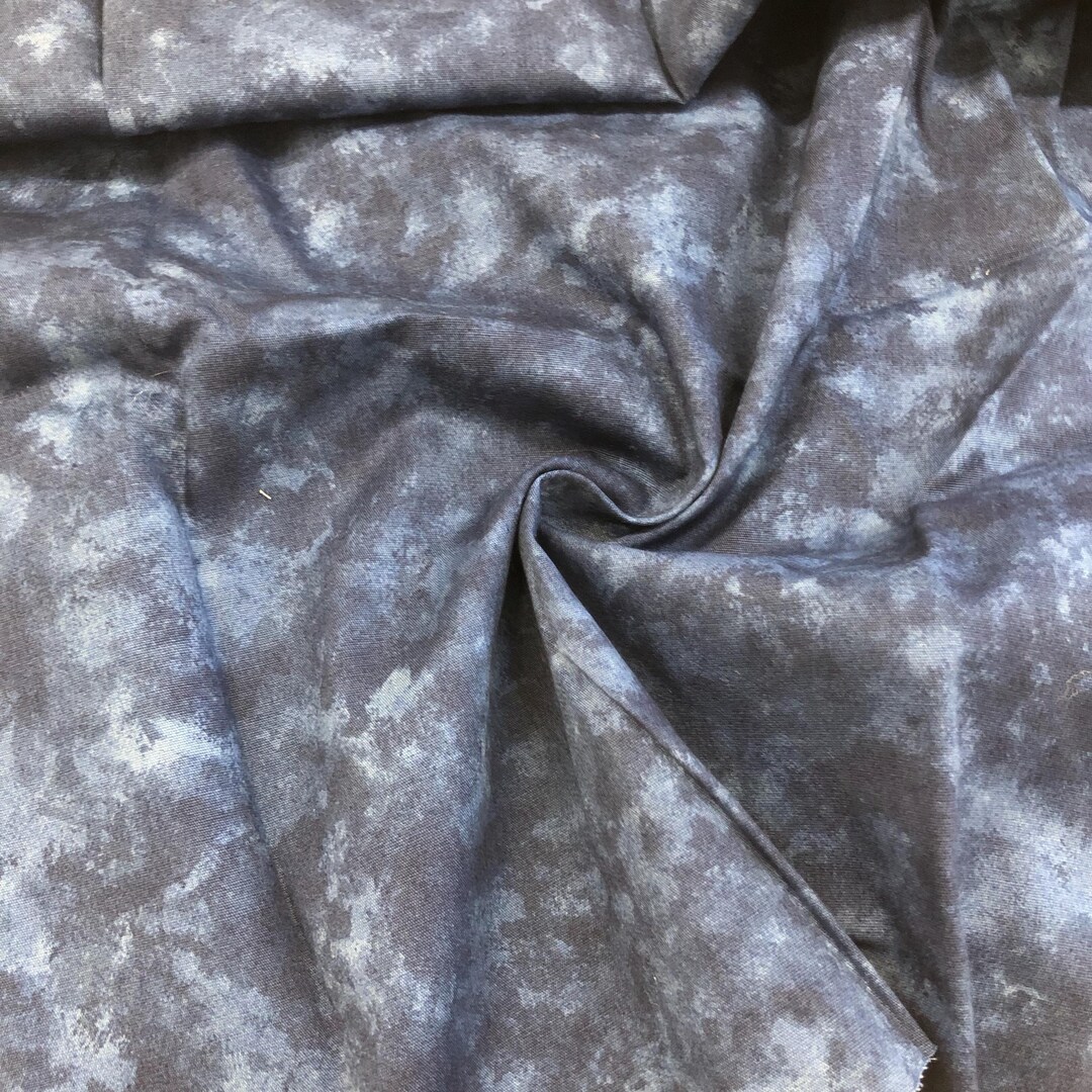 Blue "marbles" by Moda Fabric, Marble Print Cotton Quilting De-stash ...