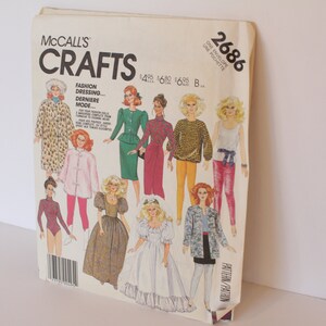 Mccall's 2686 Doll Clothes Pattern Sewing Pattern for - Etsy