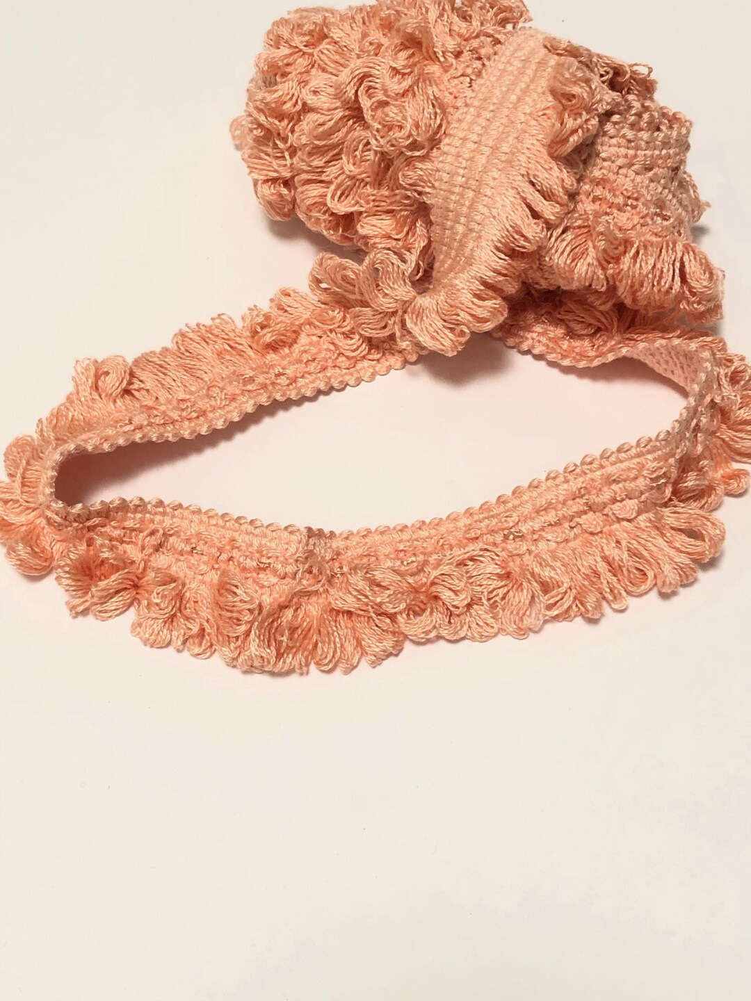 Pink Gimp Tassel Trim, Wide Gimp Trim, 4yd X 1.75" Wide - Etsy