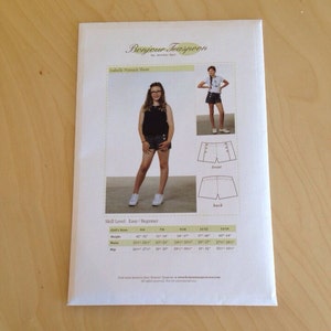 Tween Shorts Sewing Pattern, Tween Sewing Pattern, Kids Shorts Sewing ...
