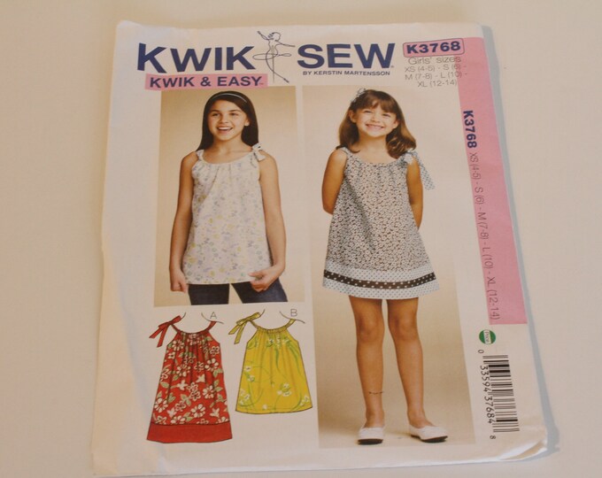 Kwik Sew K3768 Dress and Tunic Pattern. Dress and Tunic Pattern for ...