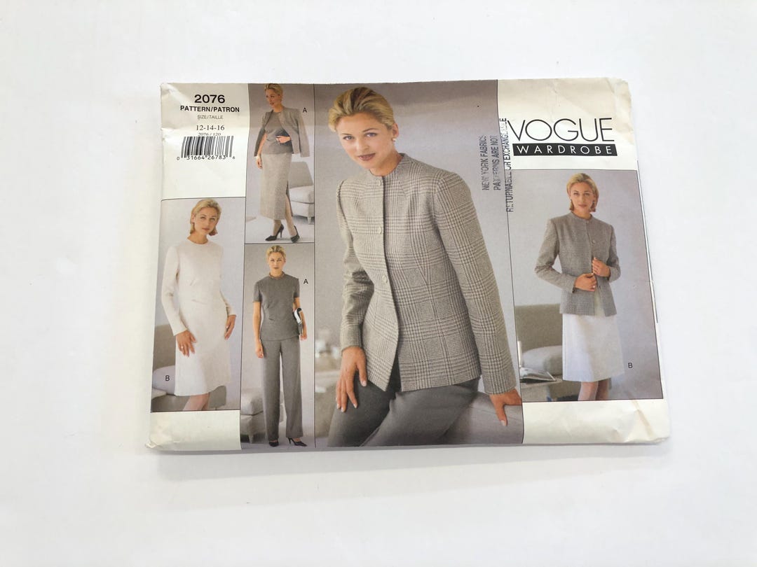 Vogue Wardrobe Separates Sewing Pattern, Vogue Patterns Casual Work ...