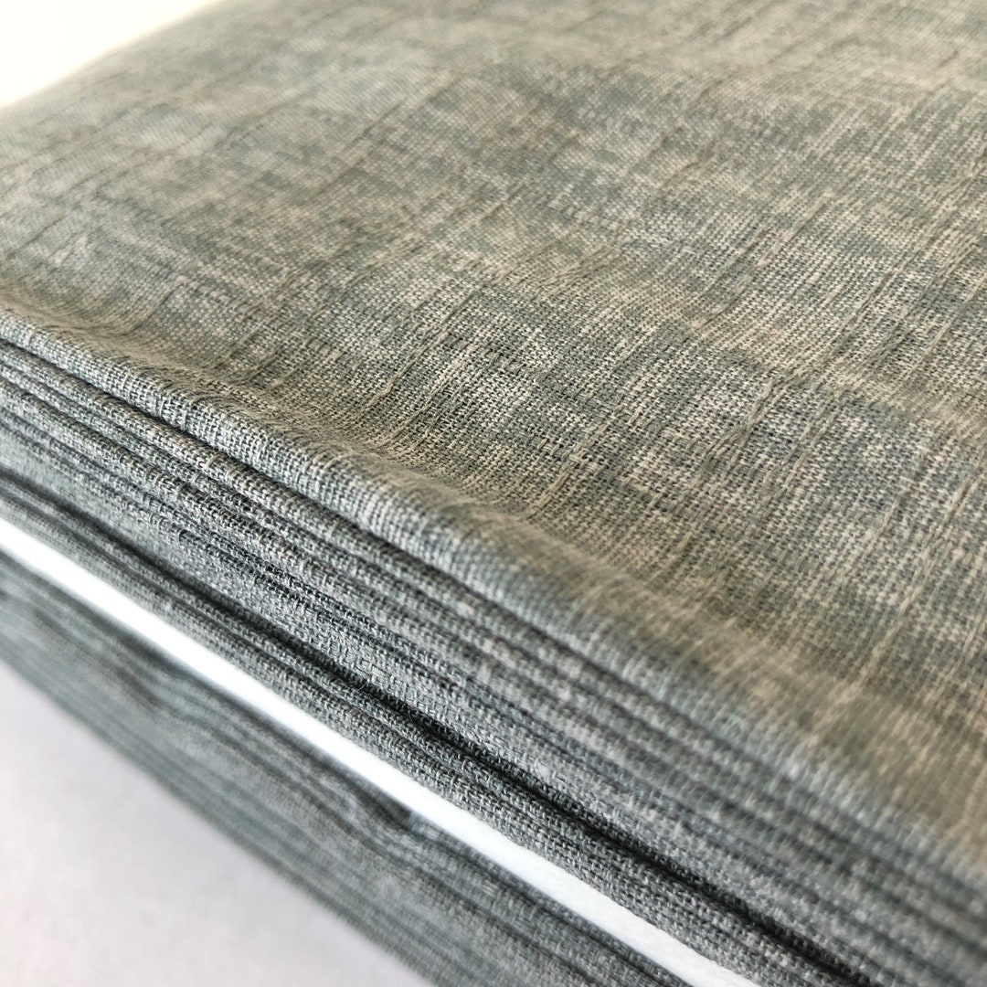 Heather Gray Cotton Dobby Fabric, Japanese Fabric, Quilting Cotton ...