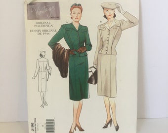 Vogue Pattern 1944 - Etsy