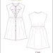 Kids Sewing Pattern, Tween Sewing Pattern, Woven Shift Dress, Printed ...
