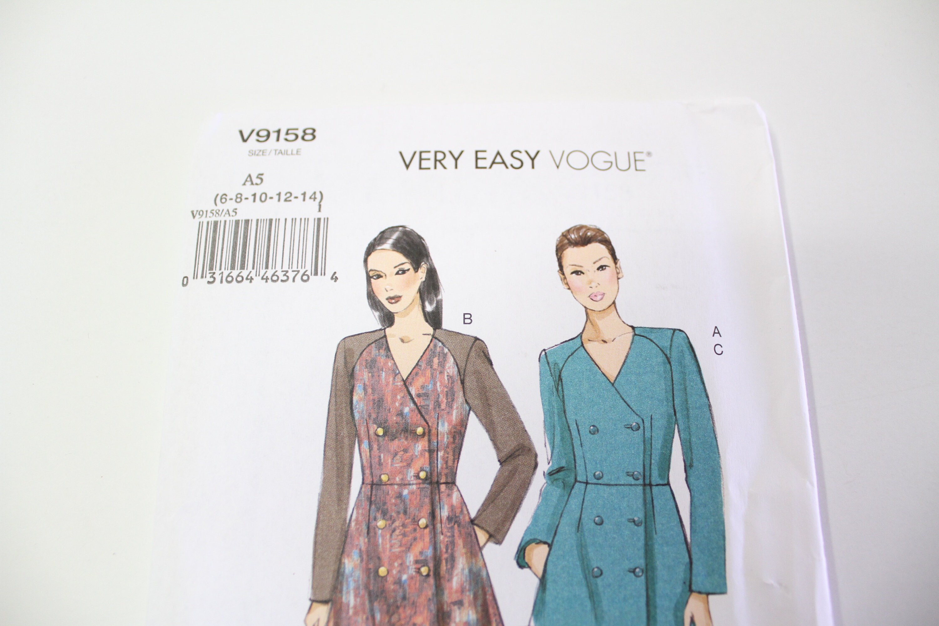 Very Easy Vogue V9158 Top Dress and Pants Sewing Pattern, Vogue V9158 ...