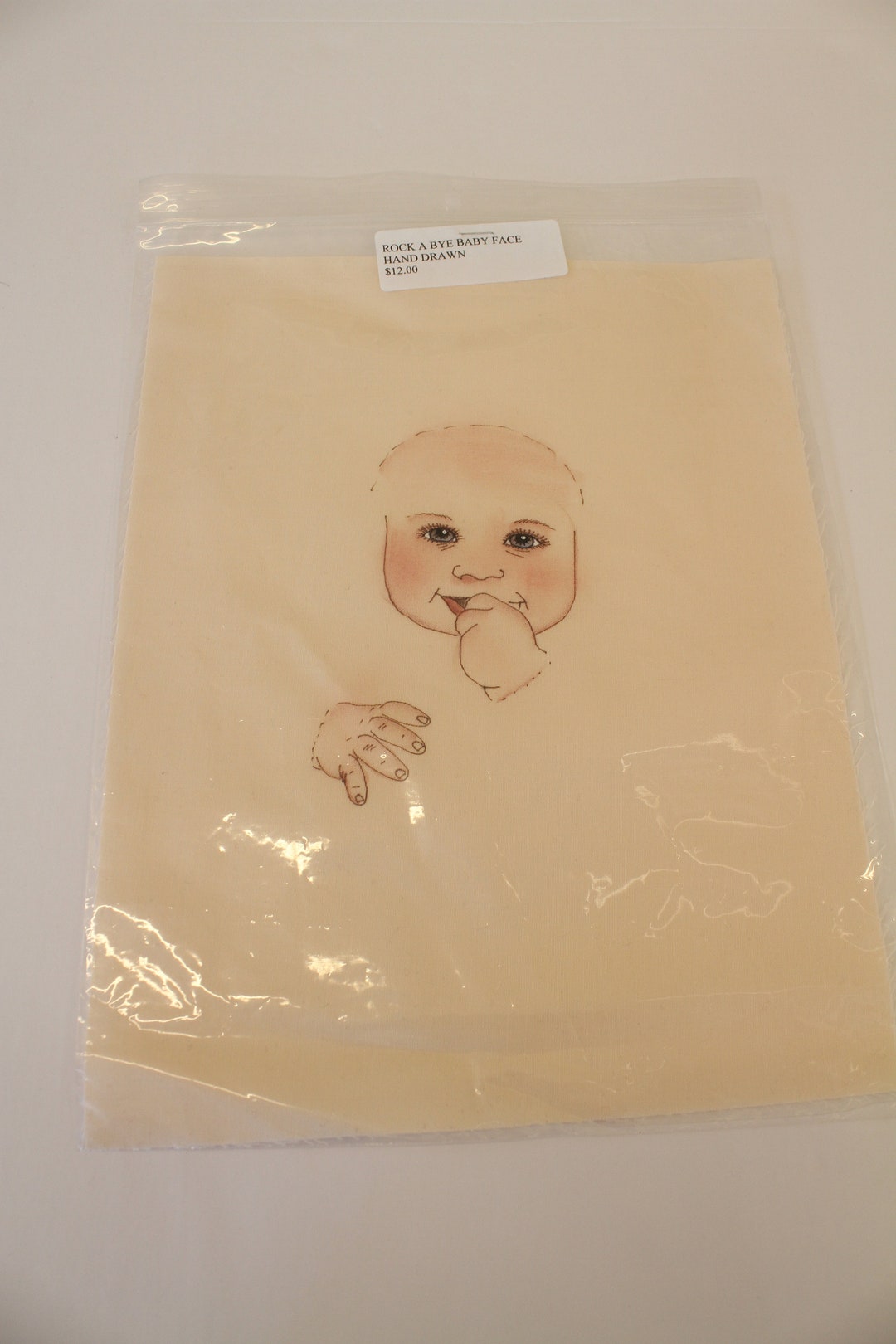 Rock a Bye Baby Face and Hands on Cotton Fabric Made for the Seams Like ...