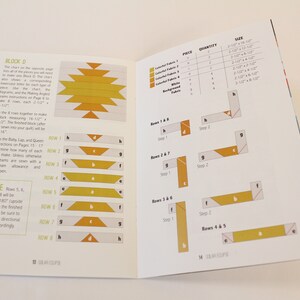 Solar Eclipse by Elizabeth Hartman, Modern Geometric Quilt Pattern in Different Sizes ...