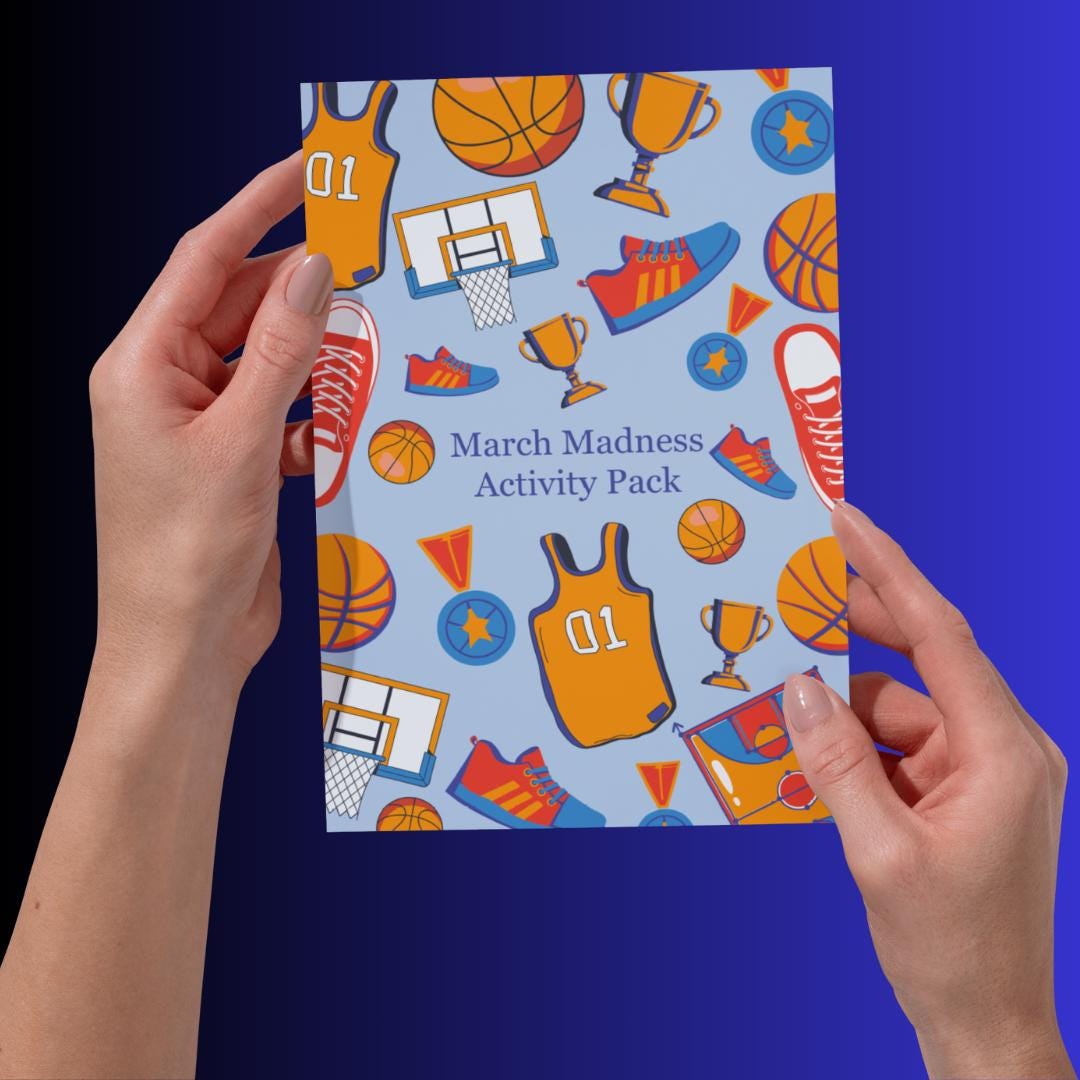 March Madness Preschool Activities | Basketball-themed Learning ...