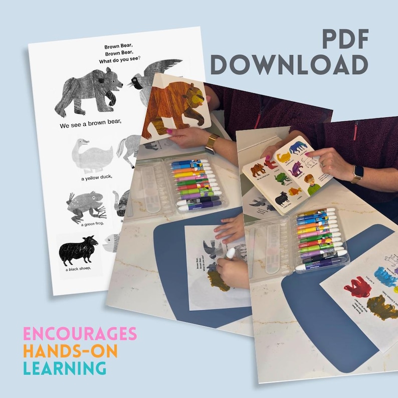 Brown Bear, Brown Bear Activity Pack – Printable Coloring & Painting ...