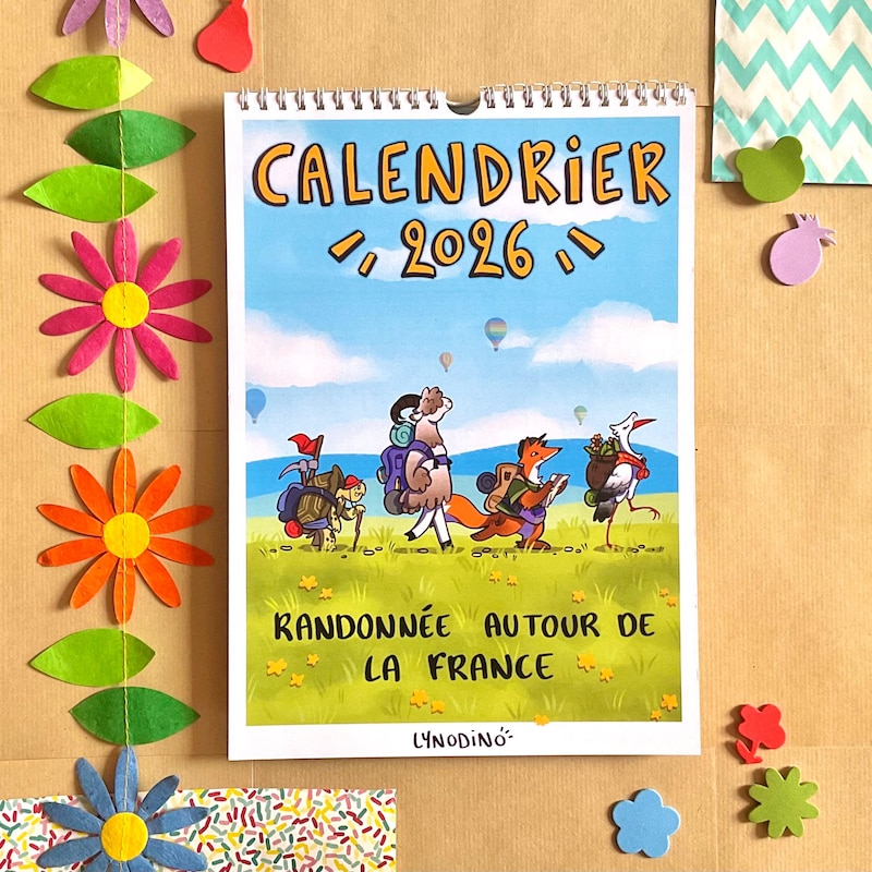 Calendrier humoristique 2026 - Etsy France