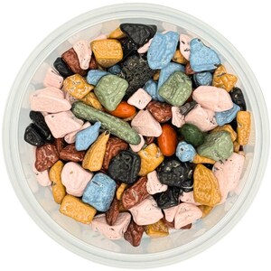 CHOCO ROCKS 6.4oz Pouch, Chocolate Candy Gems, Mini Rocks, Edible Decor ...