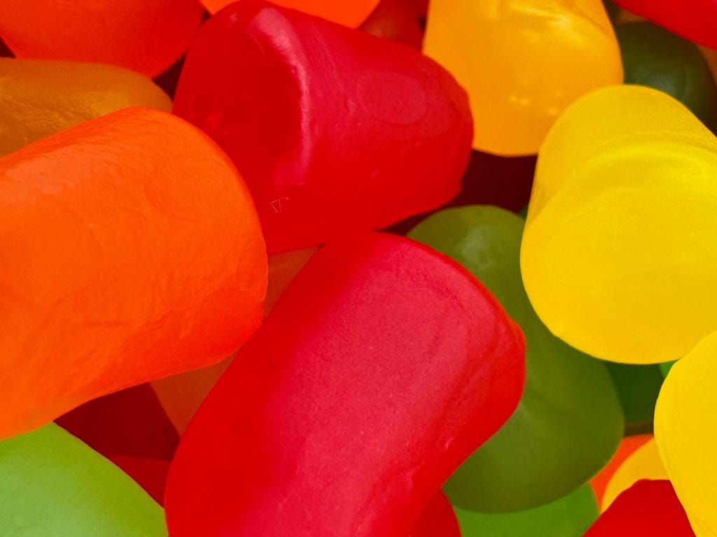15.4oz Assorted Juju Drops, Chewy Candy Mix, Colorful Treats, Party ...