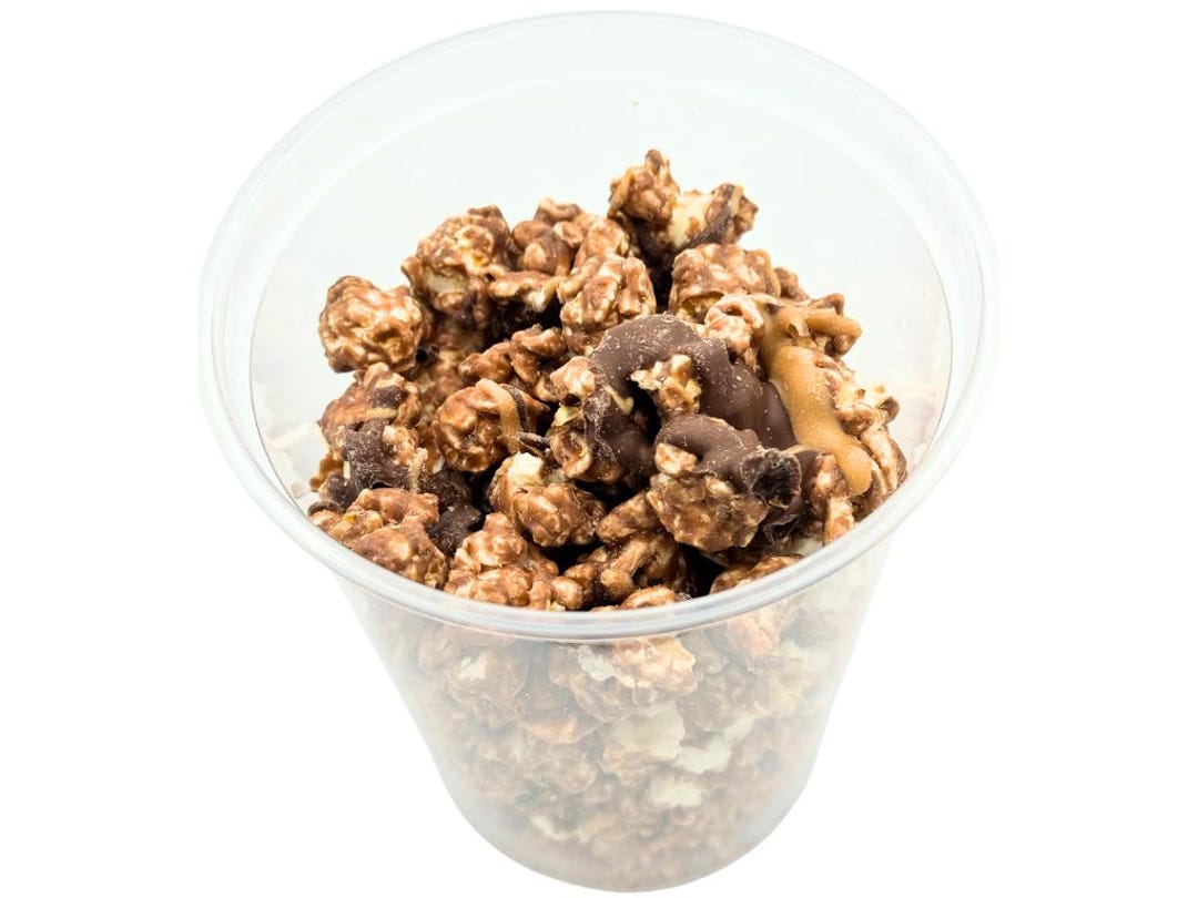 Chocolate PB Buckeye Popcorn 6.6oz Bag, Gourmet Snack Mix, Sweet Treat ...