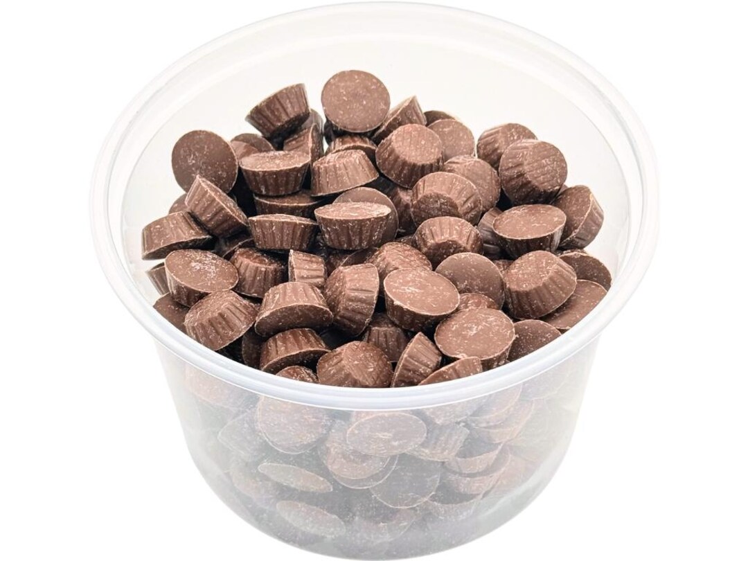 Mini Peanut Butter Cups 11.4oz, Milk Chocolate Treats, Sweet Candy ...