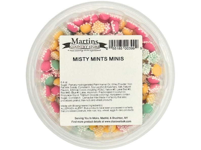Mini Misty Mints 6.4oz, Refreshing Mint Candy, Pocket-sized Mints ...