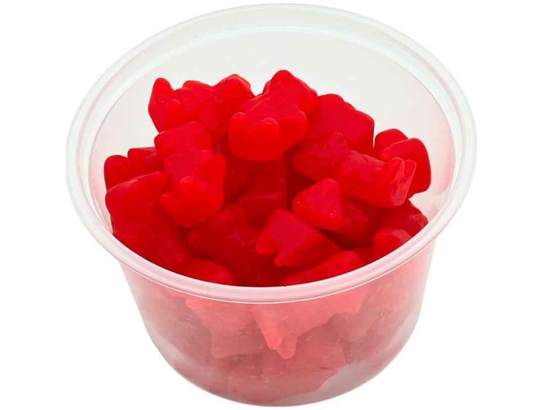 Red Cinnamon Juju Bears Candy 11.7oz, Juicy Gummy Treats, Fun Snacking ...