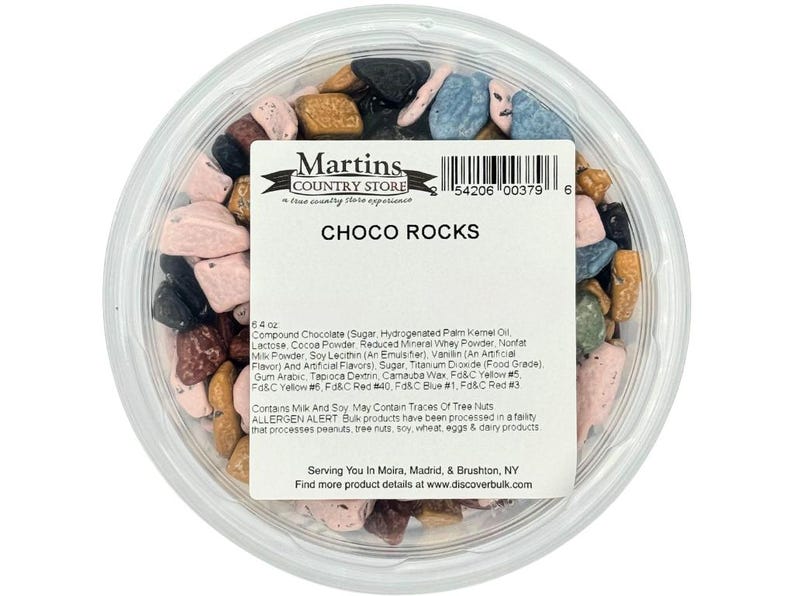 CHOCO ROCKS 6.4oz Pouch, Chocolate Candy Gems, Mini Rocks, Edible Decor ...