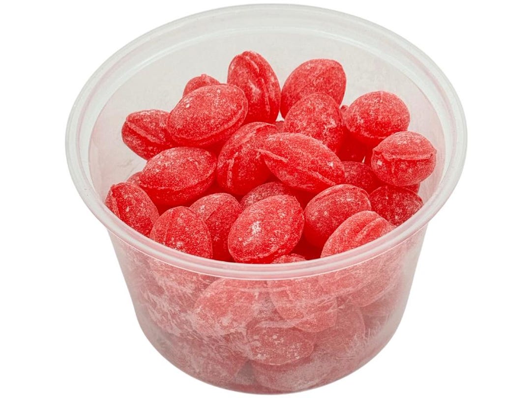 Sanded Raspberry Drops Candy, 13.3oz, Old-fashioned Raspberry Candy - Etsy