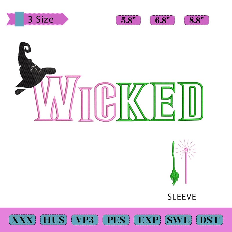 Wicked Embroidery - Etsy