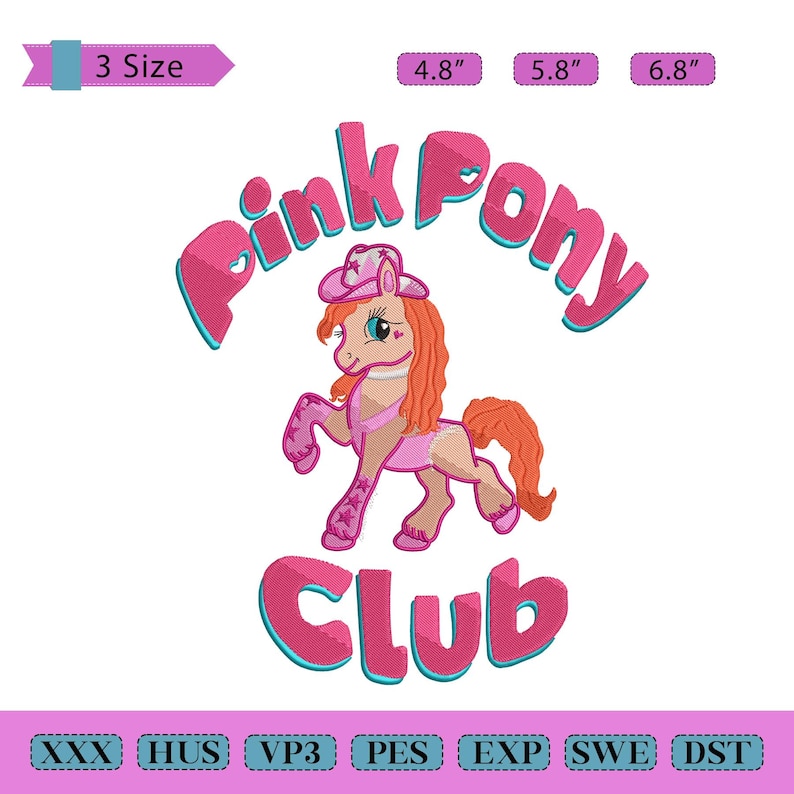 Pink Pony Club Embroidery Files Capture the Spirit of the Midwest ...