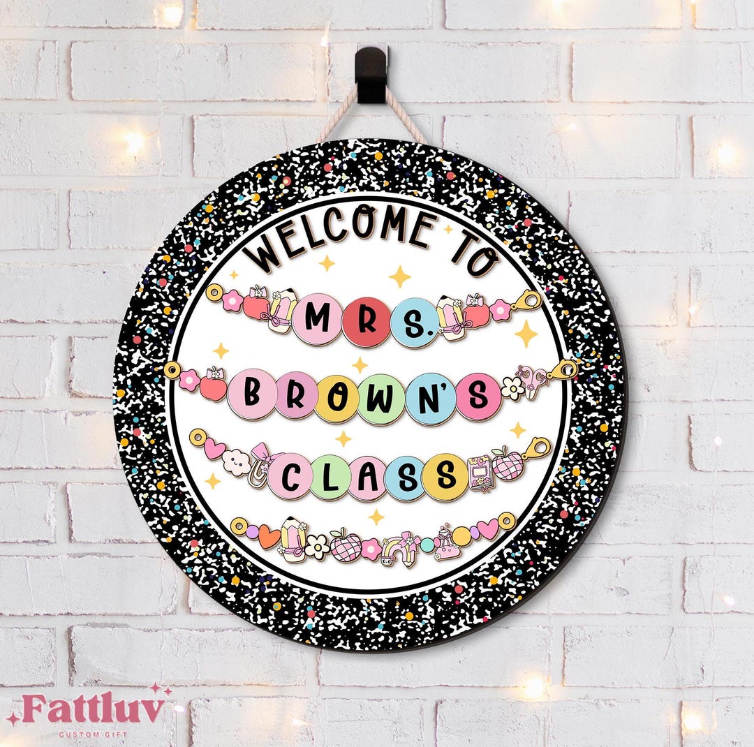 Teacher Door Sign, Teacher Door Hanger, Classroom Decor, Classroom ...