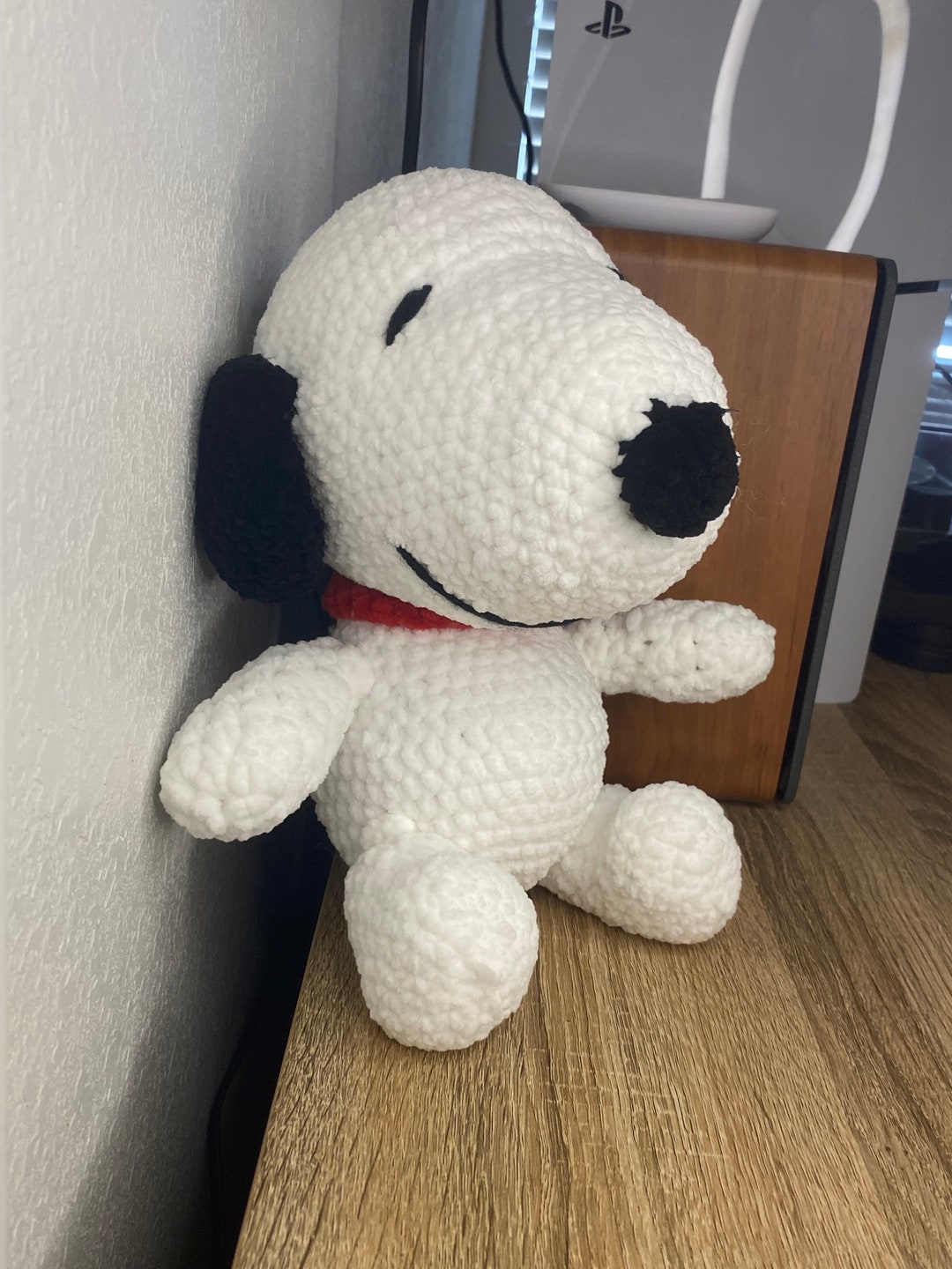 Handmade Crochet Jumbo Snoopy - Etsy