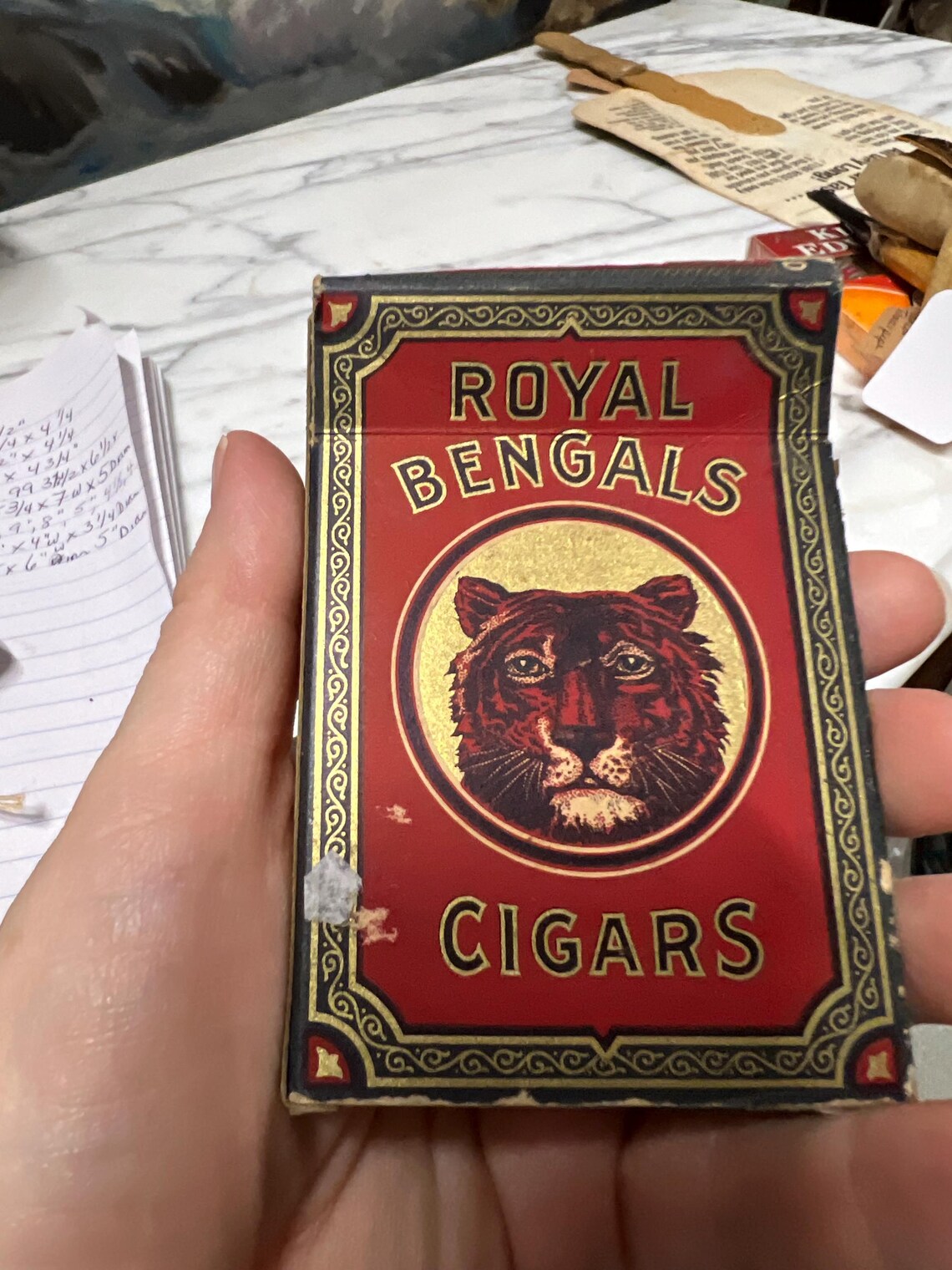 Antique Royal Bengals Cigar Package, Vintage Advertising, Vintage ...
