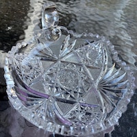 American Brilliant Cut Crystal, Large Pitcher, Beautiful Sparkle ABP - Etsy