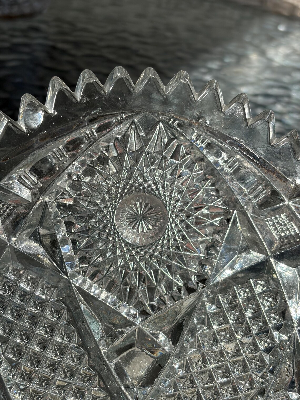 Exquisite Antique American Brilliant Period Hand Cut Leaded Crystal ...