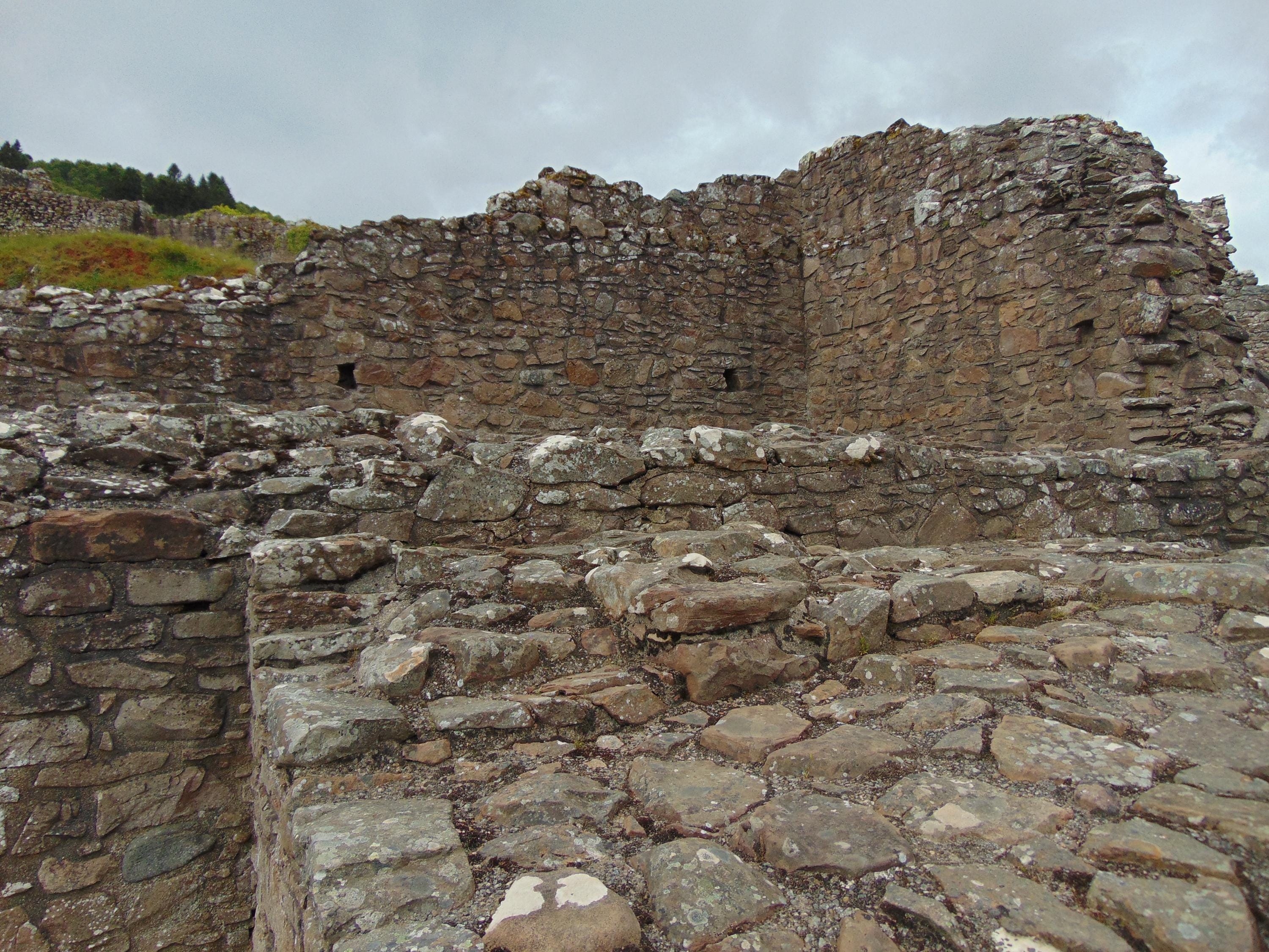 Stone Scottish Castle With Ducks and Rocky Cliffs - Etsy