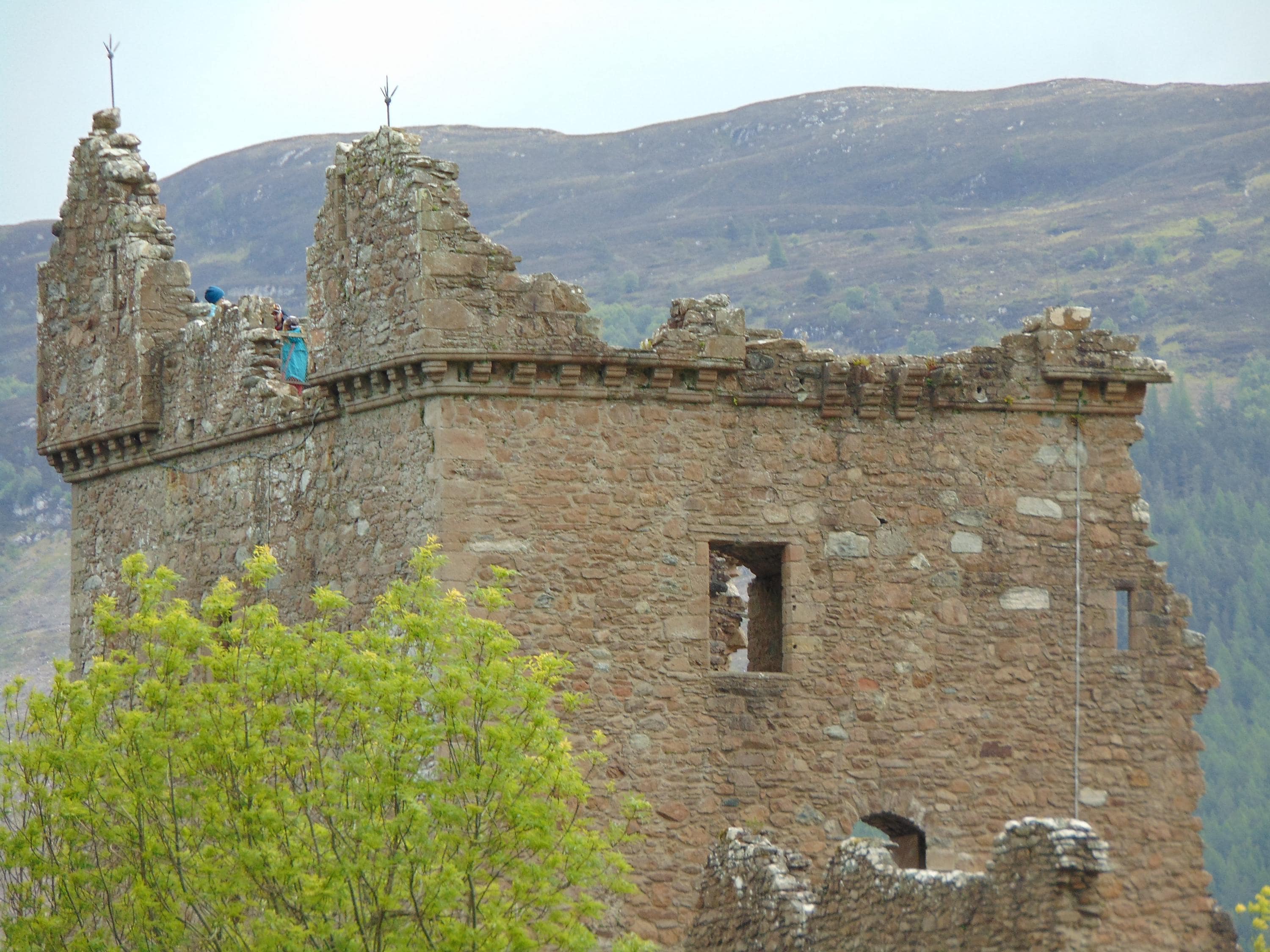 Stone Scottish Castle With Ducks and Rocky Cliffs - Etsy