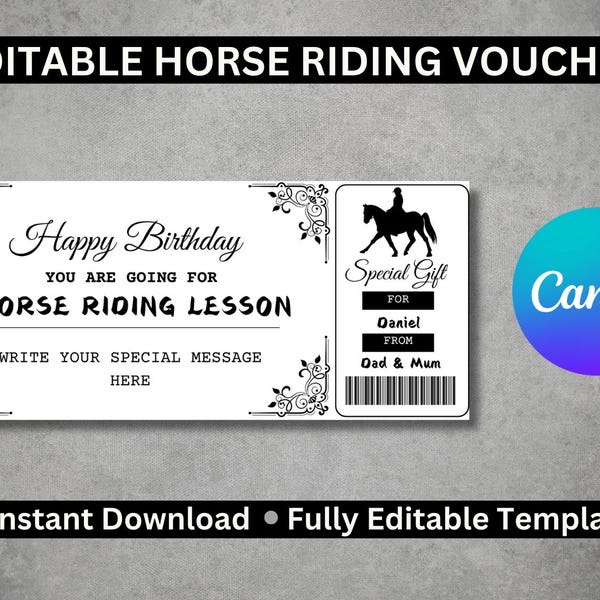 Printable Equestrian Certificate Templates - Etsy