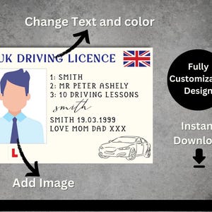 Driving Lessons Voucher Printable Voucher Template, Editable & Print at ...
