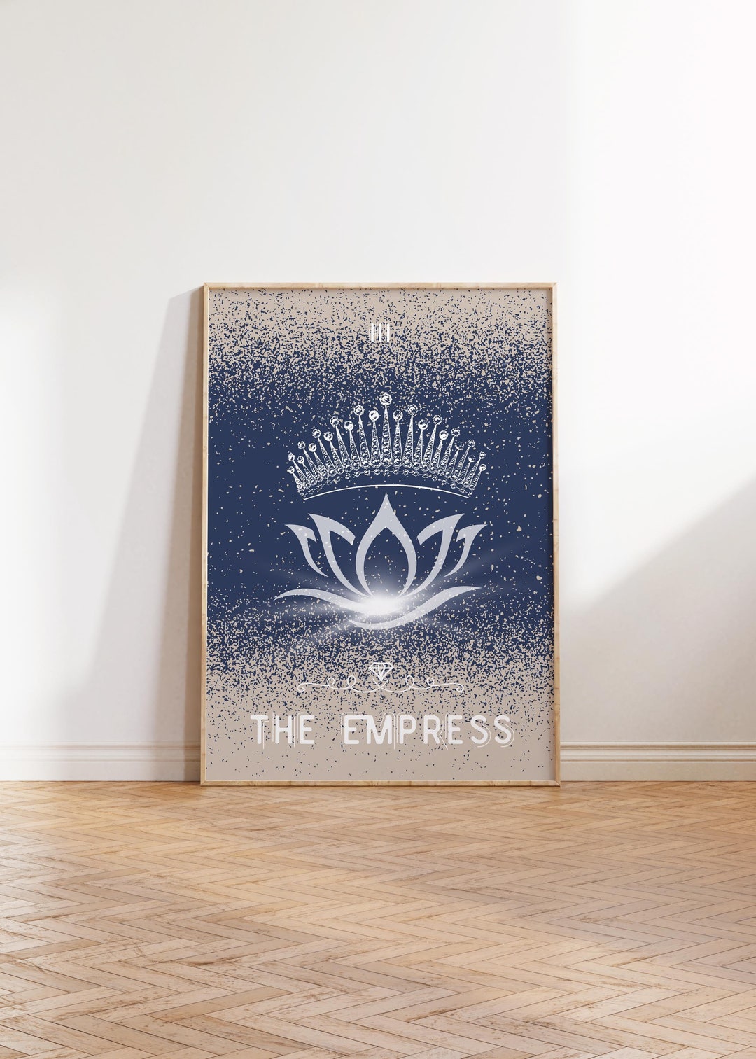 The Empress Tarot Card Astrology Poster Grimoire Zodiac Print Pagan ...