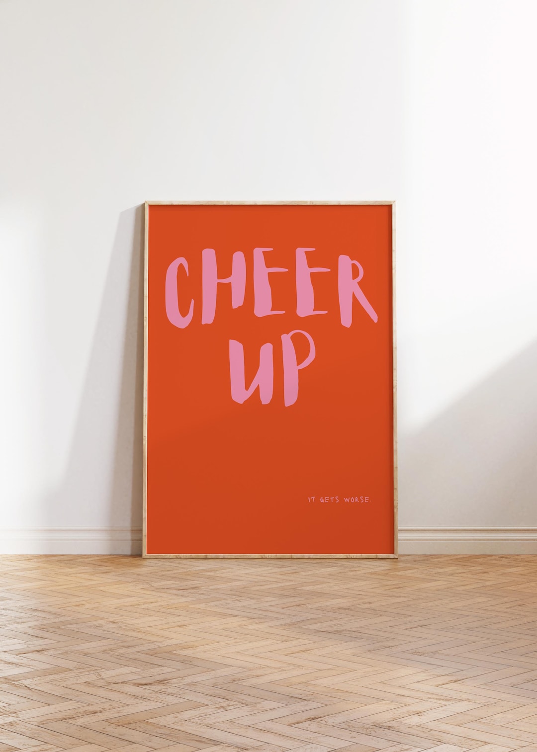 Cheer up Existential Dread Poster Meme Print Existentialism Adult Humor ...